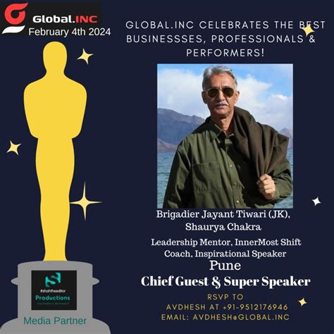 Looking Forward To The Great Moment Thank You Avdhesh Kumbhar Brigadier Jayant Tiwarijk