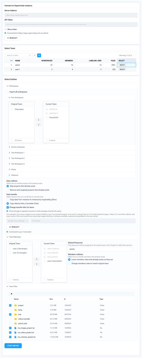 Github Supervisely Ecosystemcopy Team Between Instances Copy Team From One Supervisely
