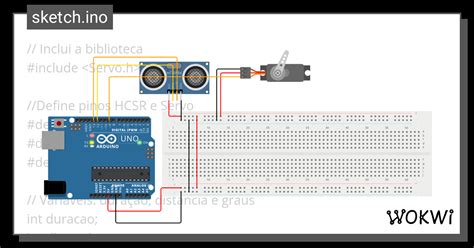 Sensor Radar Wokwi Esp32 Stm32 Arduino Simulator