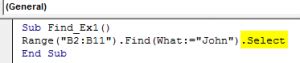 VBA Find Function How To Use Excel VBA Find Function