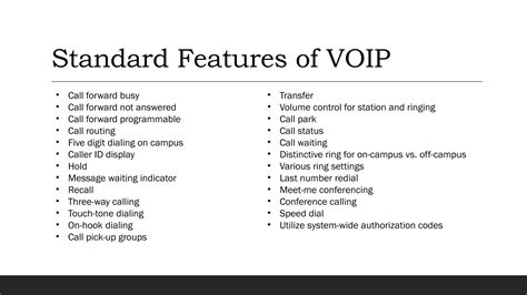 Voip Voice Over Internet Protocol Presentation Pptx Email Internet