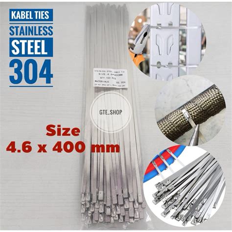 Jual Kabel Ties Stainless Steel Ss304 46 X 100mm200mm300mm400mm