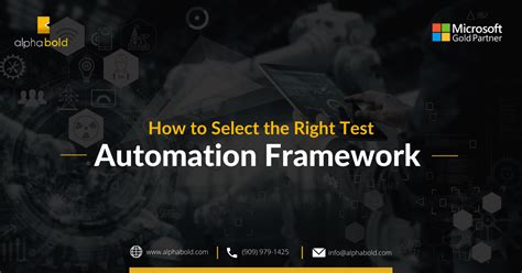 How To Select The Right Test Automation Framework