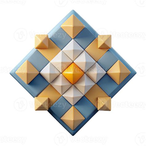 Majestic Avant Garde Spiral Made Of Squares Single Weight Stroke With Scalable Design