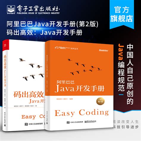 官方旗舰店阿里巴巴java开发手册第2版 码出高效2本套装 java语言程序设计 java基础入门 java应用开发教程 java程序设计代码