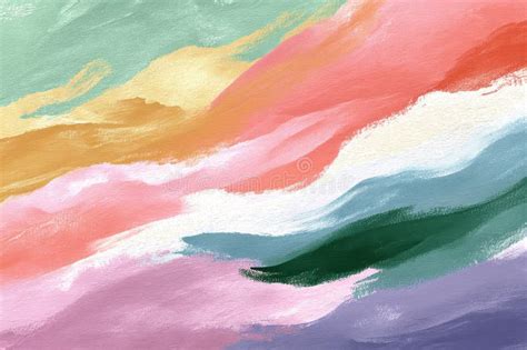 Abstract Colorful Waves Digital Art Beautiful Gradient Vibrant Atmosphere Artistic Perspective