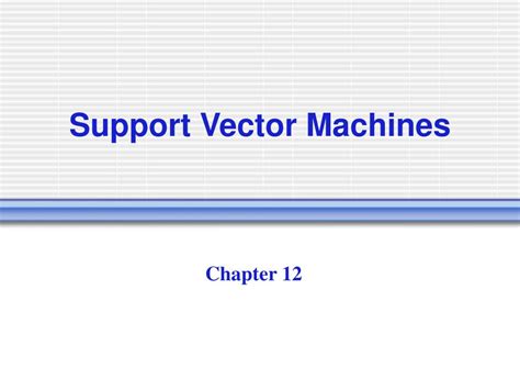 Ppt Support Vector Machines Powerpoint Presentation Free Download Id659761
