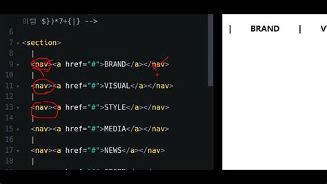 html css 문제 bnx 사이트의 상단 메뉴까지 구현해주세요 4차 5차 youtube