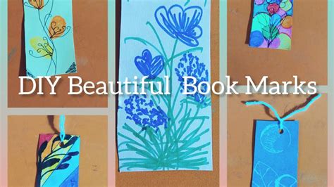 DIY Beautiful Book Marks With Paper YouTube