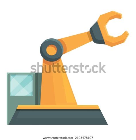 산업 CNC 아이콘 만화 벡터 기계 스톡 벡터 로열티 프리 Shutterstock