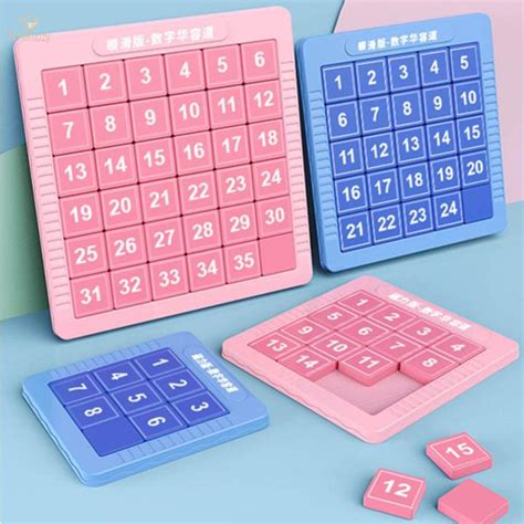 Number Sorter Sliding Puzzle Number Puzzle Game For Game Training