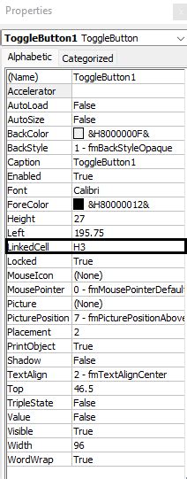 Vba Toggle Button In Excel Examples How To Create