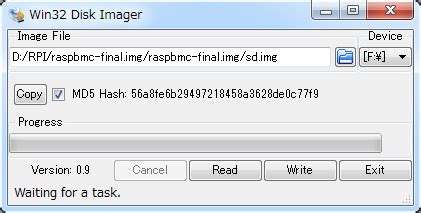 Raspbmc Win32 Disk Imager Windows Diary