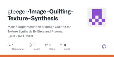 Github Gteegerimage Quilting Texture Synthesis Matlab Implementation Of Image Quilting For