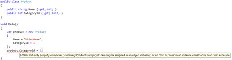 Introducing C 9 Init Only Properties Anthony Girettis Net Blog