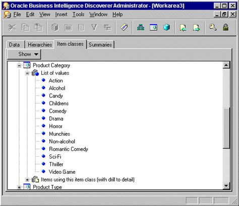 Maintaining Items And Item Classes