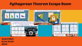Pythagorean Theorem Escape Room By ScholarLee TPT