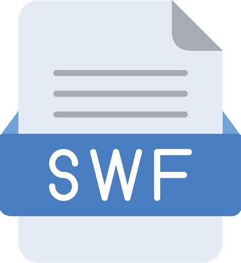 swf file format line icon 28642774 vector art at vecteezy