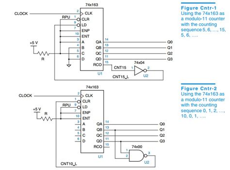 Solved Please Show Me The Following Using A 74x163 4 Bit Binary Counter 1 Answer