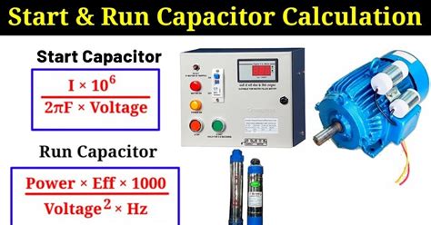 Difference Start And Run Capacitor Electrical And Electronics Technology Degree