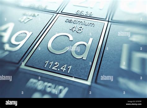 Cadmium Chemical Element Stock Photo Alamy