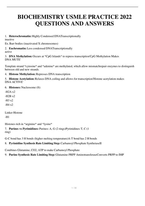 Biochemistry Usmle Practice 2022 Questions And Answers Biochemistry Usmle Stuvia Us