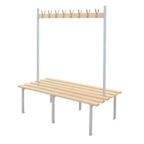 Express Changing Room Benches With Hooks Racking