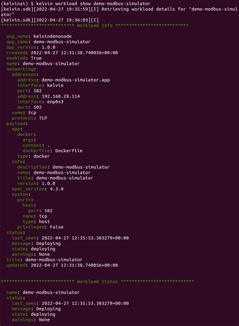 Deploy A Modbus Simulator To A Kelvin Cluster Written ≥ 412 Kelvin