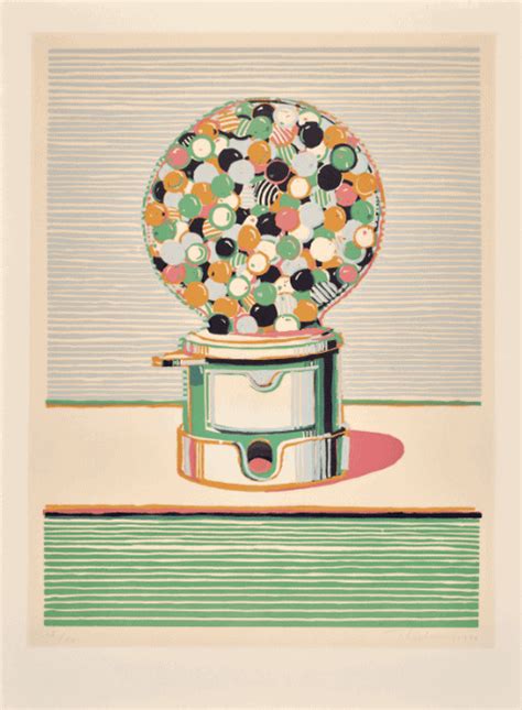 Understanding Wayne Thiebaud Motifs Cake Cupcakes Pie Donuts Gumball Machine And More