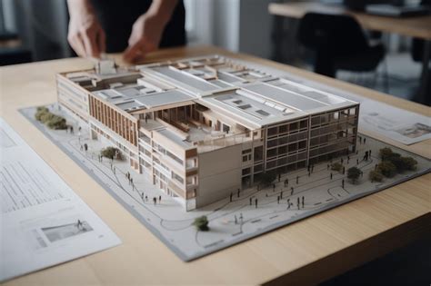 Premium AI Image Presentation Of The BIM Model For The Construction