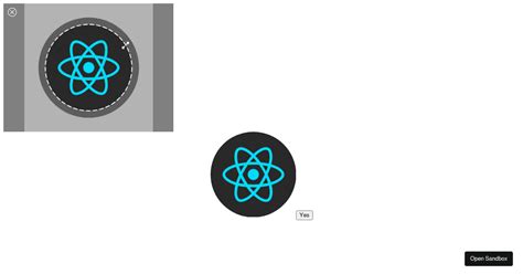 react avatar edit examples codesandbox