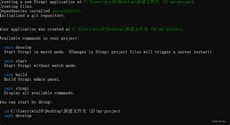 Strapi安装教程，并使用nginx部署到本地strapi 部署 Csdn博客