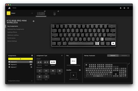 Remap Arrow Key Keyboard K70 Pro Mini R Corsair