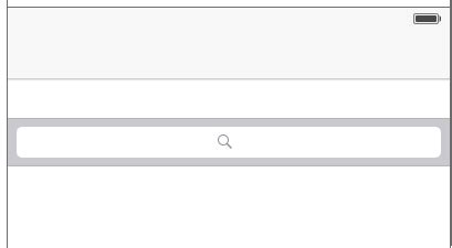 Ios How To Change The Normal Search Bar To Below Image Like Search Bar Stack Overflow