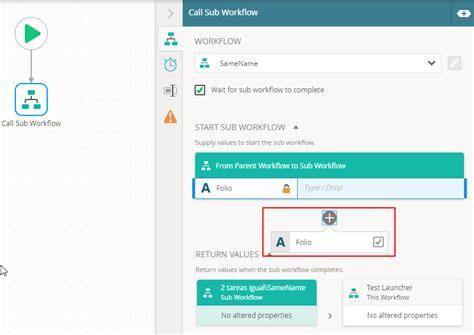 k2 five priority on a sub workflow call community