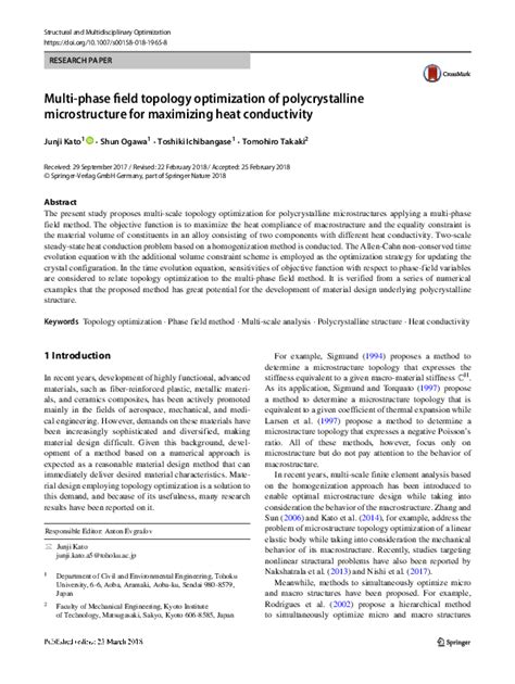 pdf multi phase field topology optimization of polycrystalline
