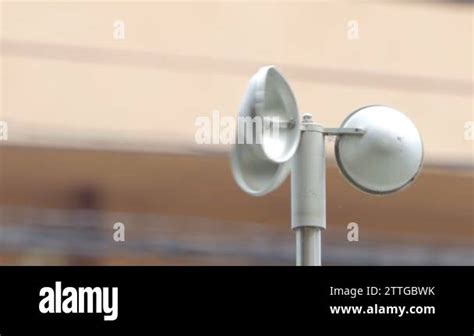Anemometer Instrument Of Measurement Speed Of Wind At Weather Station
