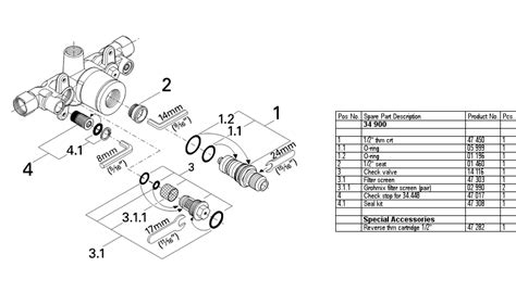 Shower Valve Exploded View At Bethany Lindrum Blog