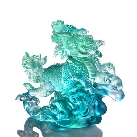 Liuli Crystal Art Qilin The Benevolent Qilin Jcy House Online Store