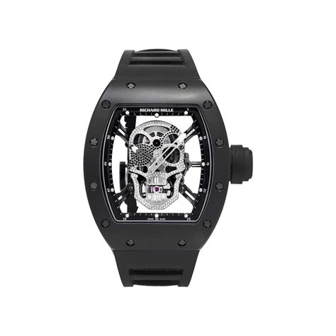 Richard Mille RM 52-01 Skull Black Ceramic Diamond - Hypa World