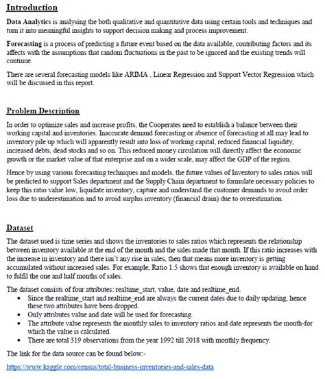 Github Shivani Solanki Timeseriesanalysis Forecasting Sales There Are Several Forecasting