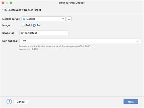 Configure An Interpreter Using Docker PyCharm