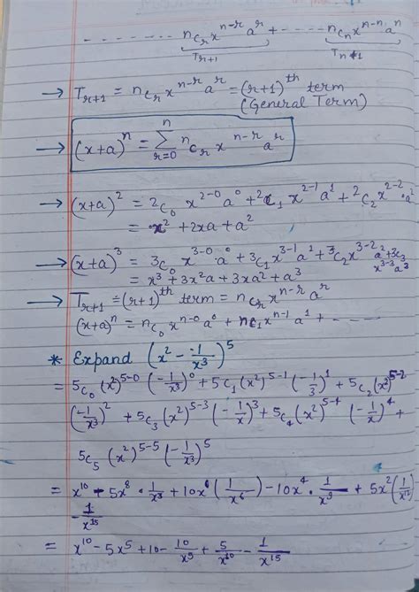 SOLUTION: Binomial theorem maths class 12 and iit advance examination - Studypool