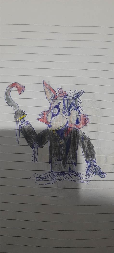 Stylized Withered Foxy By Arthurgamer2556 On Deviantart