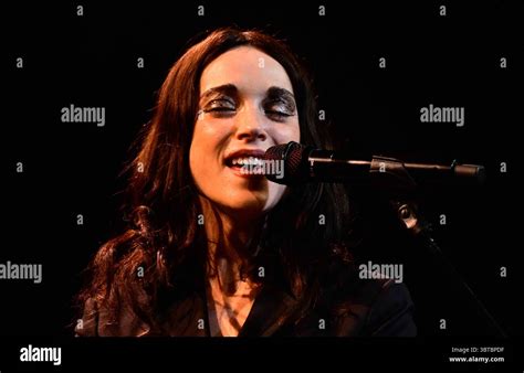 American Singer St Vincent Performs During A Concert Within A Tour In