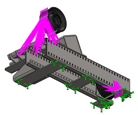 The Optimized Numerical Model Of The Frame With The Boundary