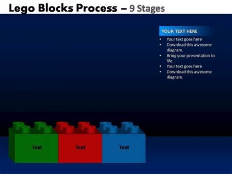 PowerPoint Themes Growth Lego Blocks Ppt Templates