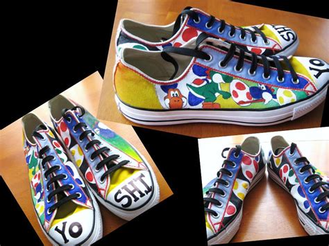 Yoshi Shoes By Wolfie6 On Deviantart