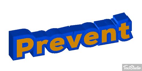 prevent word animated logo designs