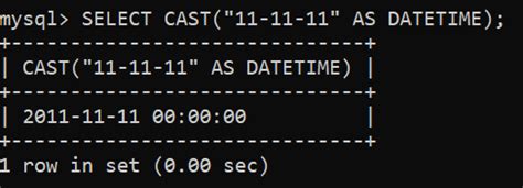 The MySQL CAST Function MySQLCode